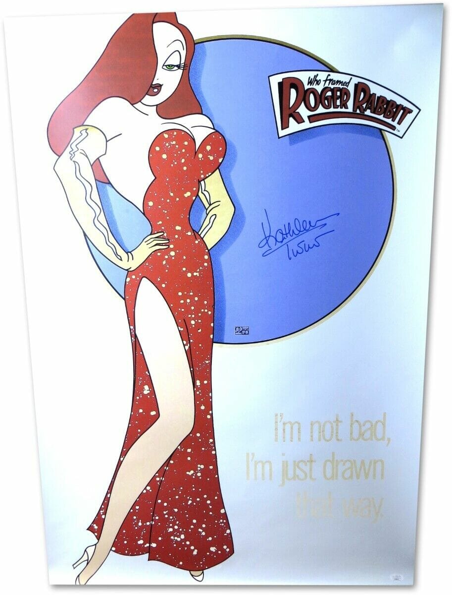 Kathleen Turner Signed Autographed 27X40 Poster Who Framed Roger Rabbit ...