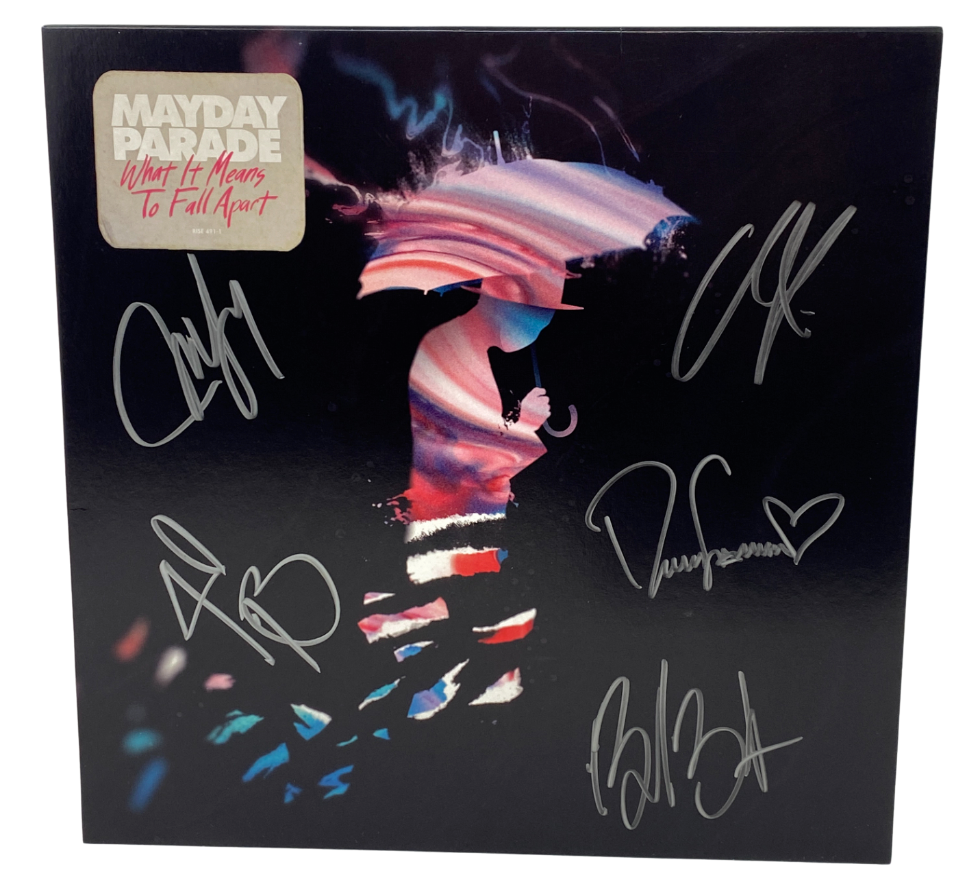 Mayday Parade Signed Autograph What It Means To Fall Apart Vinyl Album ...