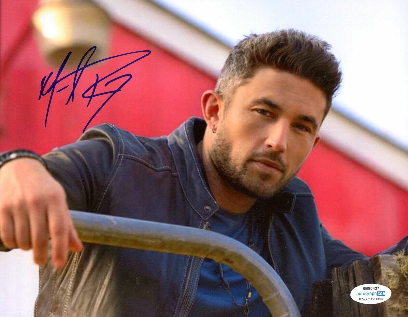MICHAEL RAY COUNTRY STAR SIGNED AUTOGRAPH 8x10 PHOTO PICTURE ACOA HOLY ...