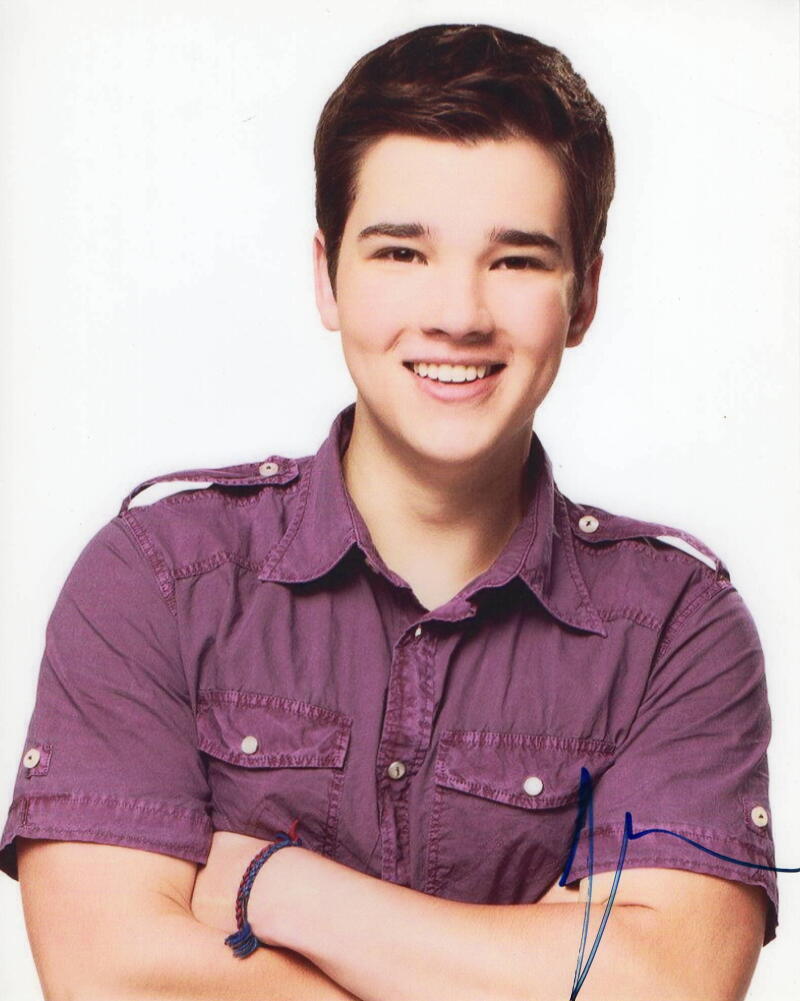 NATHAN KRESS SIGNED AUTOGRAPH 8X10 PHOTO FREDDIE BENSON ICARLY STAR ...