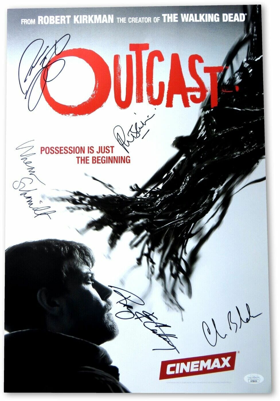 Outcast Cast Signed Autographed 13X20 Poster Schmidt Fugit Black JSA ...