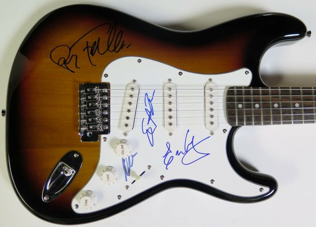 Perry Farrell JANE'S ADDICTION Signed Autograph Auto Guitar by All 4 ...