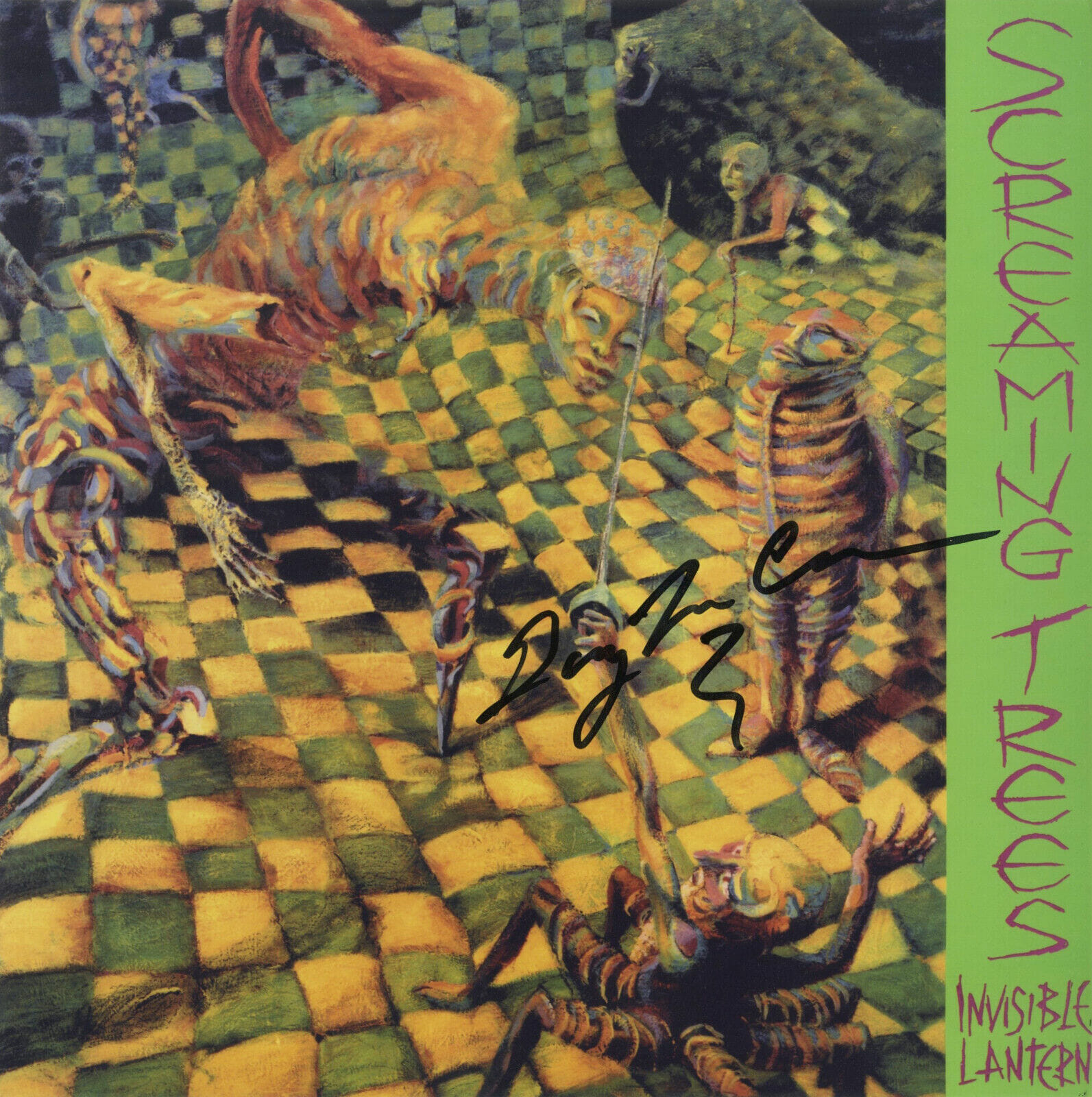 Screaming Trees Gary Lee Connor SIGNED 12x12 PHOTO Invisable Lantern ...