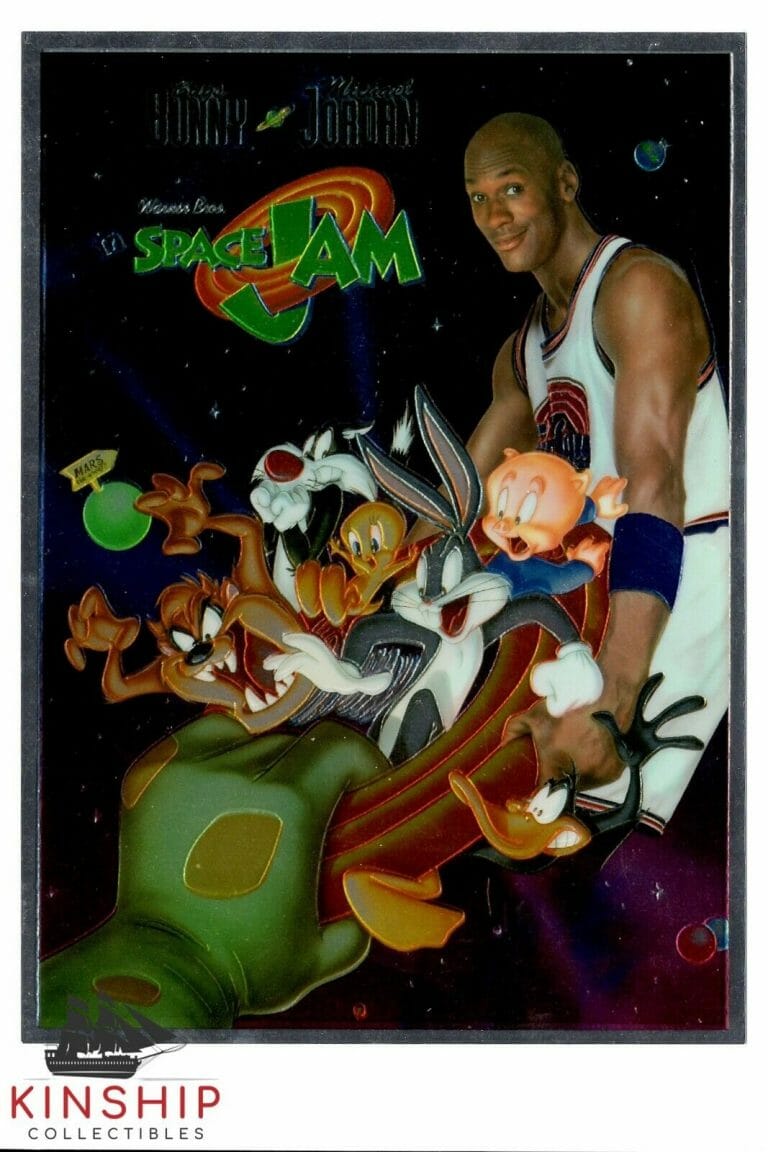 Space Jam 5x7 Chromium Oversized Card 1996 Promo Michael Jordan LeBron ...