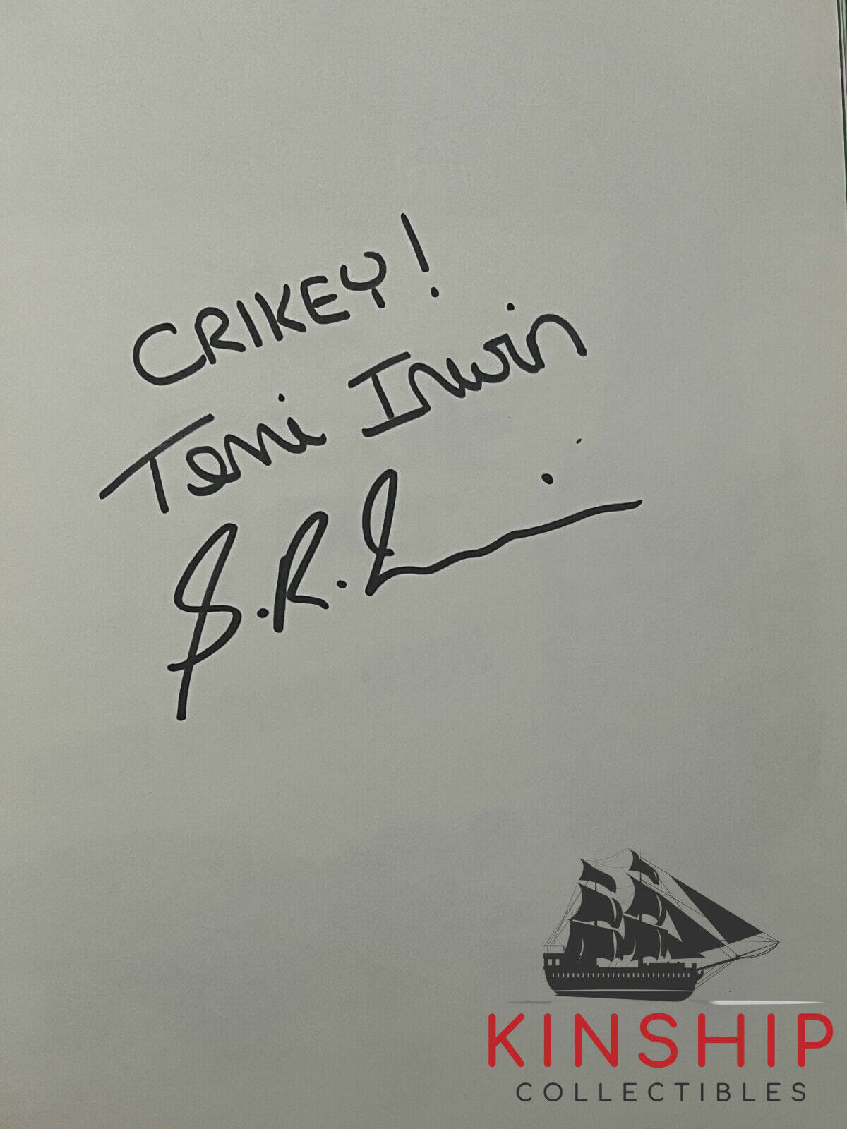 Steve Irwin & Terri signed The Crocodile Hunter Book JSA LOA AUTO GRADE ...