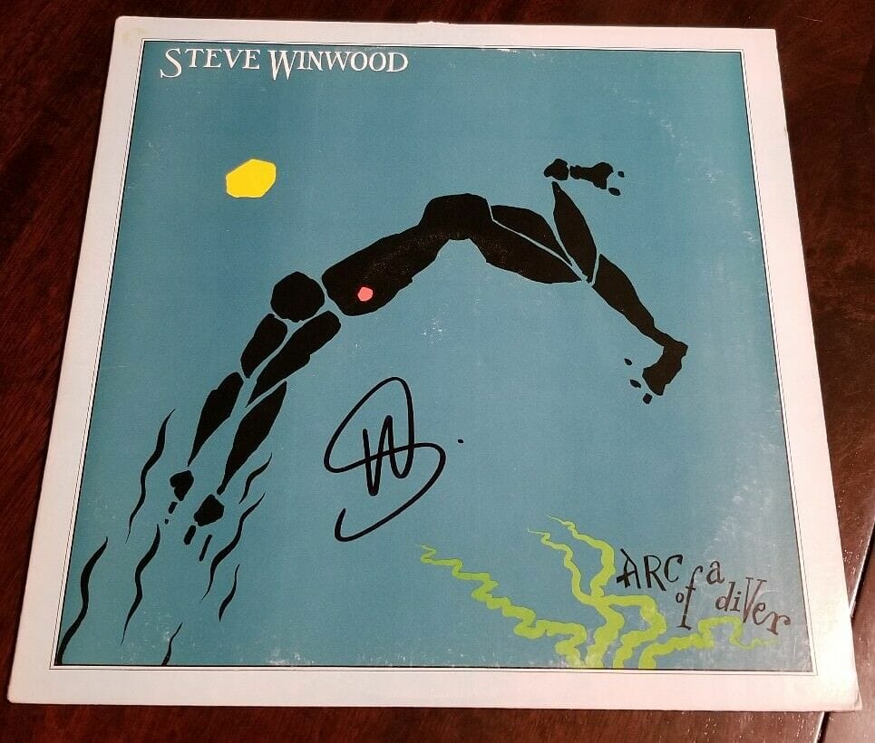 STEVE WINWOOD SIGNED ARC OF A DIVER AUTOGRAPHED VINYL ALBUM COVER JSA ...