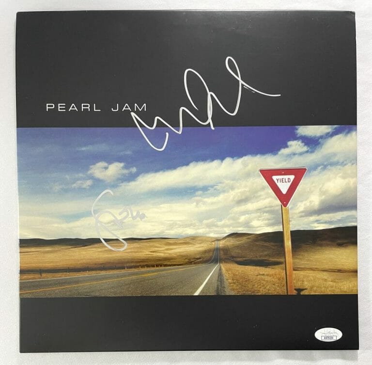 Pearl Jam Autographed Memorabilia, Poster & Guitar | Autographia