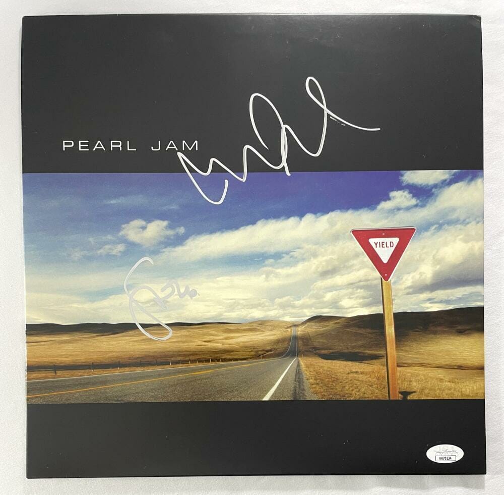 Stone Gossard Mike McCready Signed Autograph Album Record - Pearl Jam ...