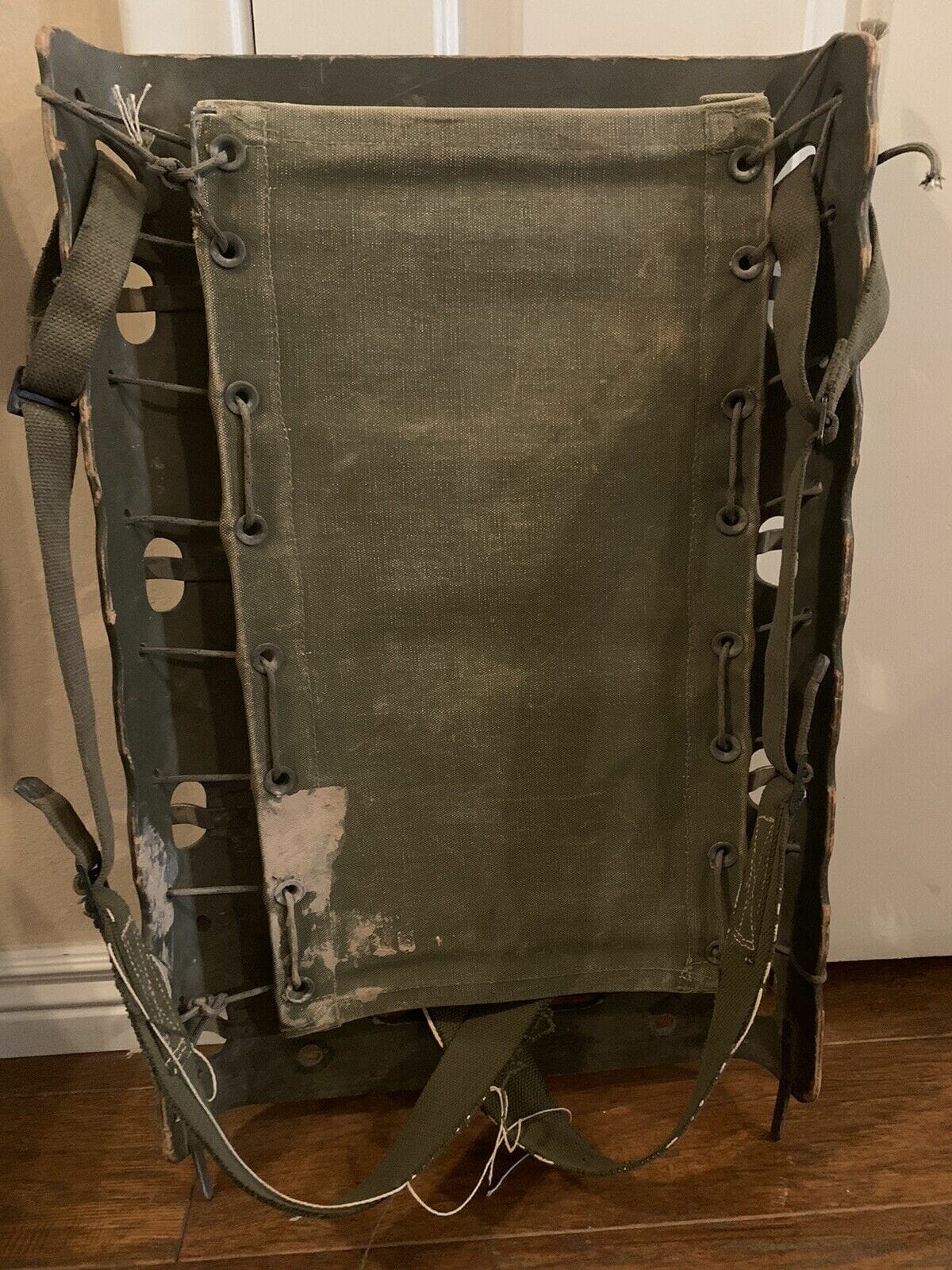 Vintage US Military Wooden Heavy Equipment Backpack Frame WWII ? Opens ...