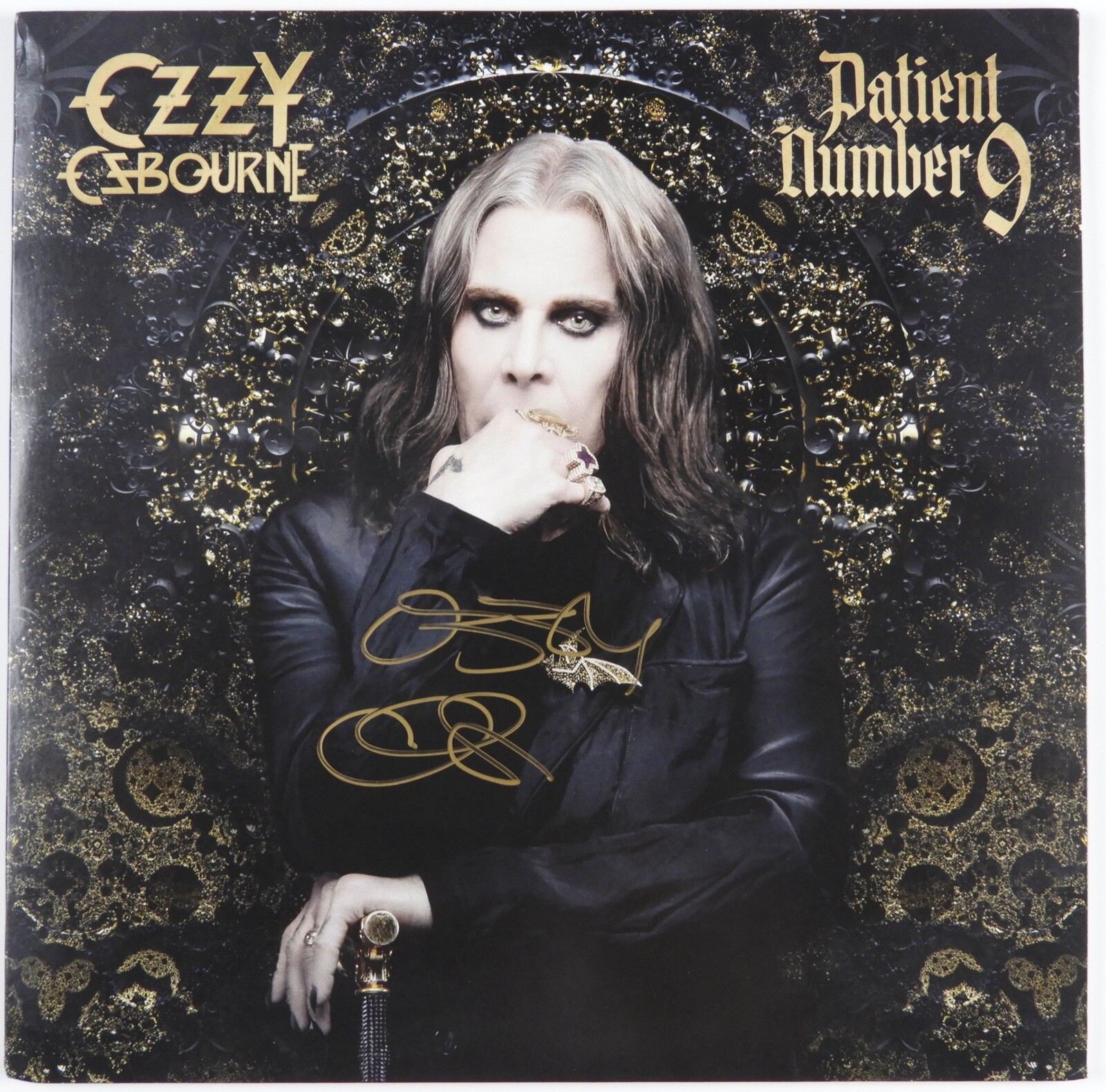 Ozzy Osbourne JSA Signed Autograph Record Album Patient Number 9 ...