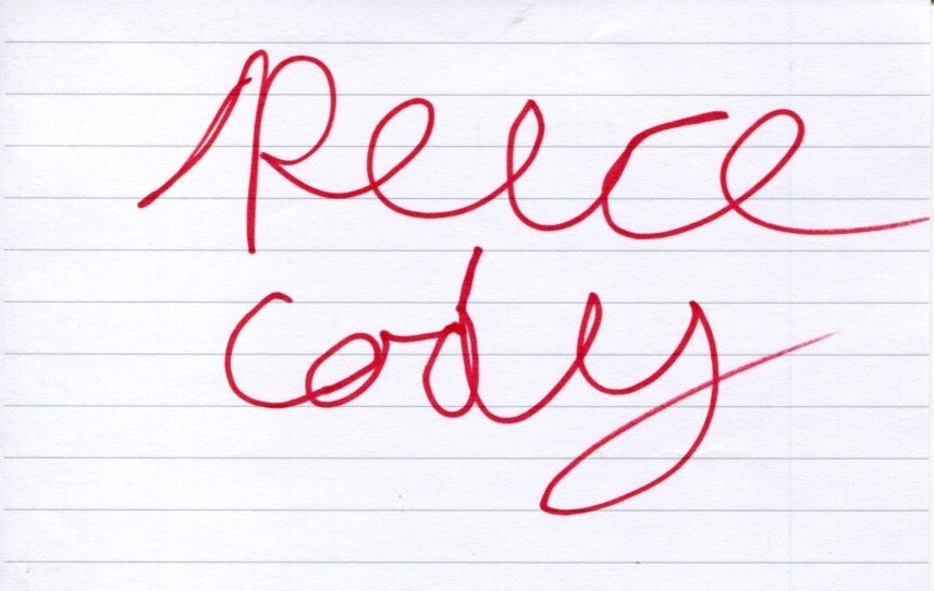 Reece Cody Future Man Kings Code Black Signed Autograph | Autographia