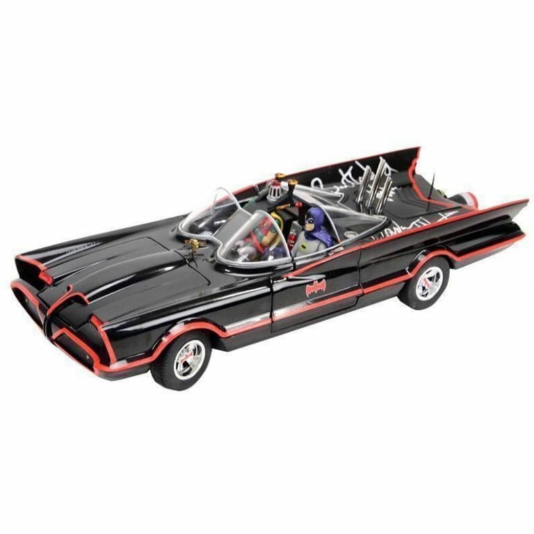 Adam West, Burt Ward Signed ELITE 1:18 Scale Die-Cast Batmobile w ...