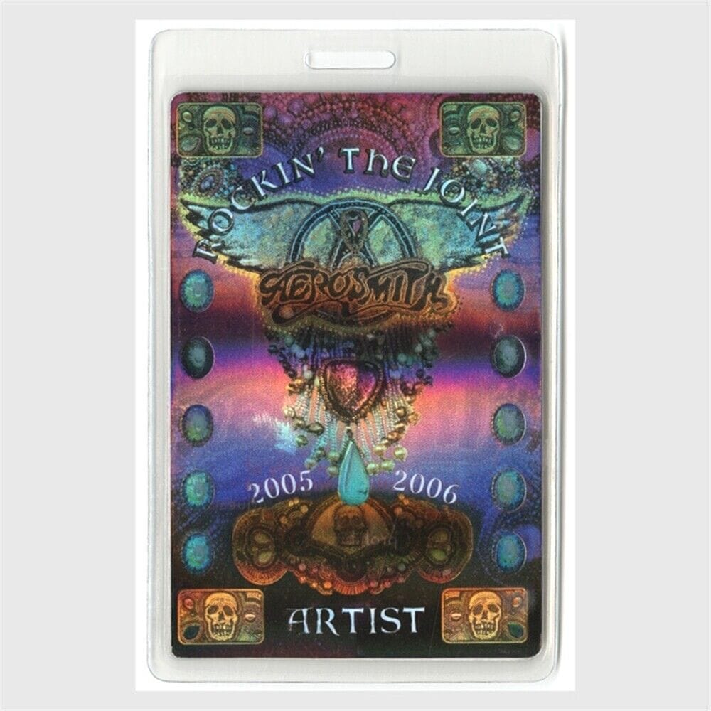 Aerosmith 2005 Rockin the Joint tour w/ Lenny Kravitz Laminated ...