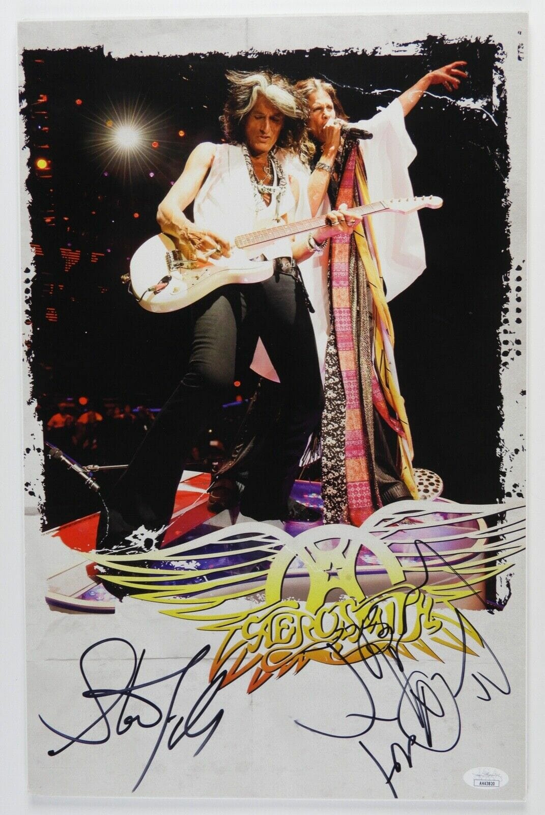 Aerosmith Steven Tyler Joe Perry Signed JSA Autograph 11 x 17 Poster ...