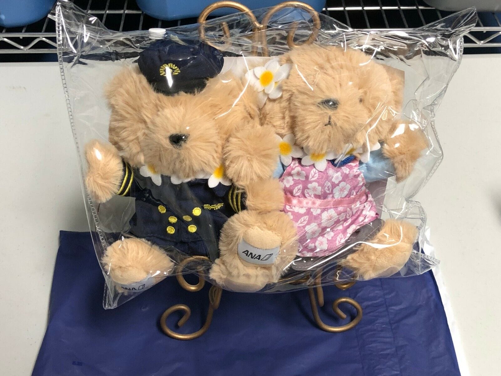 ANA Flight Hawaii Limited Edition Captain and Flight Attendant Bear ...
