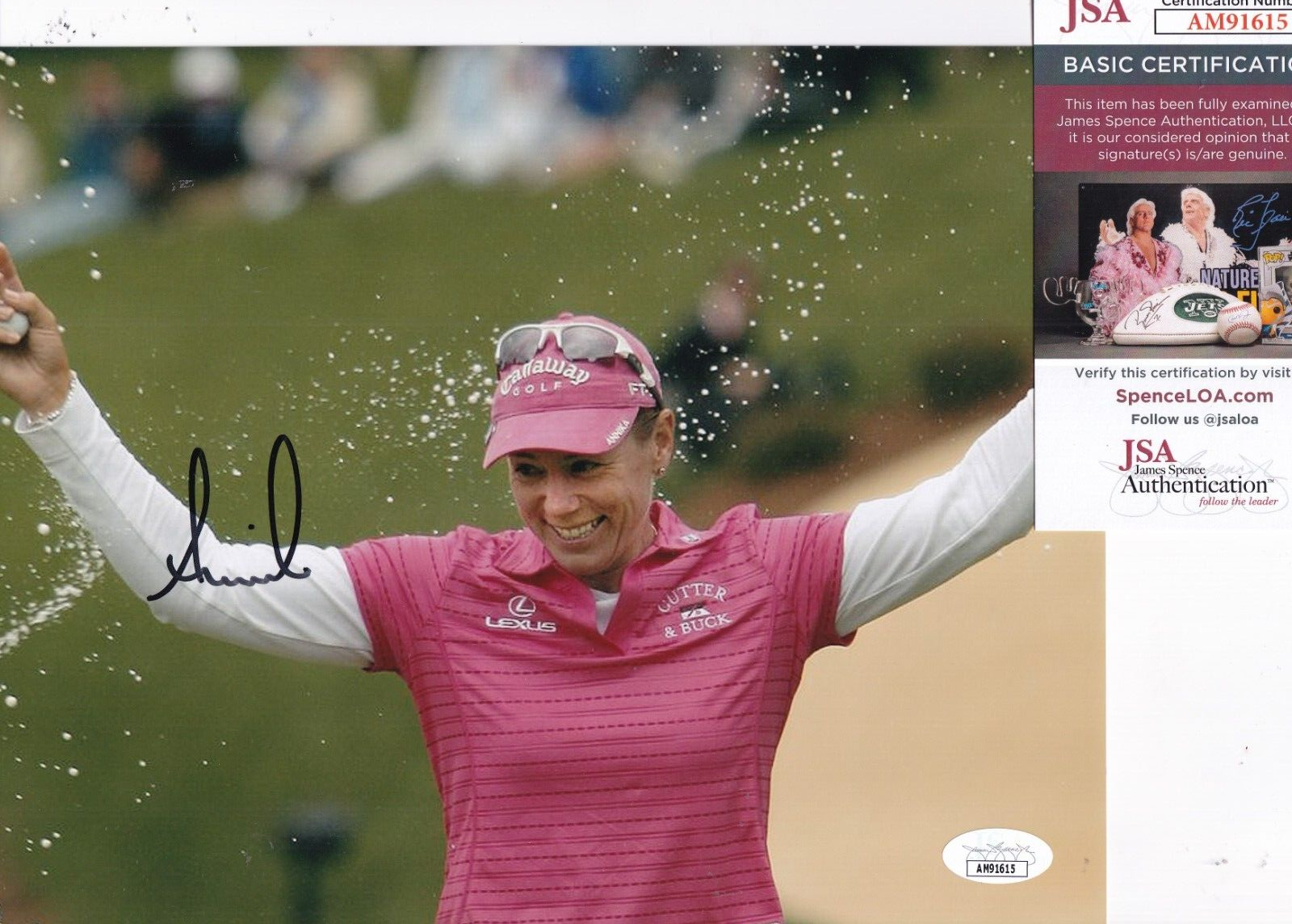 ANNIKA SORENSTAM signed (LPGA) autograph Women's Golf 8X10 photo JSA ...
