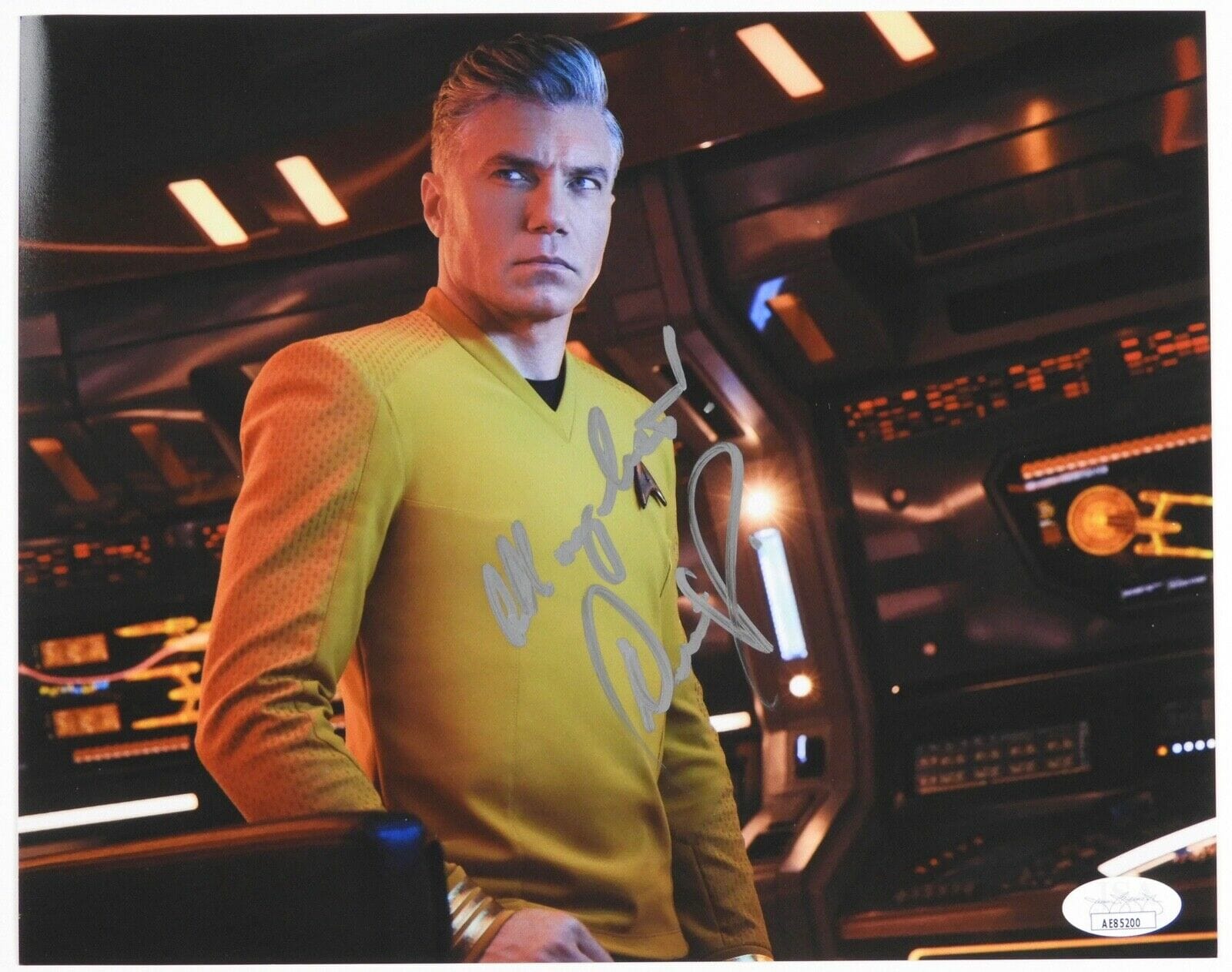 Anson Mount Signed Autograph JSA Star Trek Strange New Worlds 8 x 10 ...