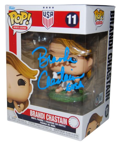 BRANDI CHASTAIN signed (TEAM USA) WOMENS SOCCER #11 Funko Pop BECKETT ...