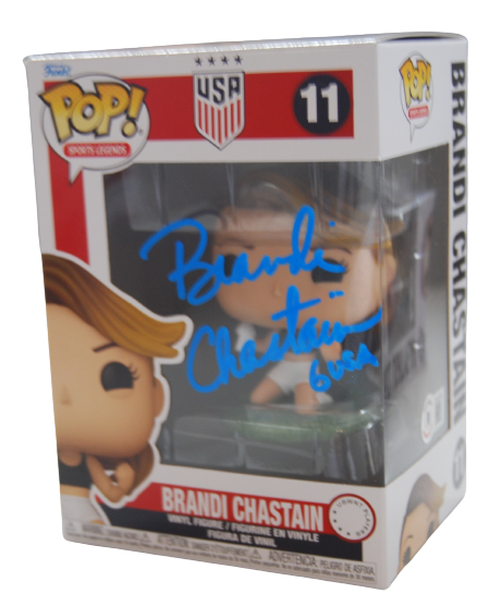 BRANDI CHASTAIN signed (TEAM USA) WOMENS SOCCER #11 Funko Pop BECKETT ...