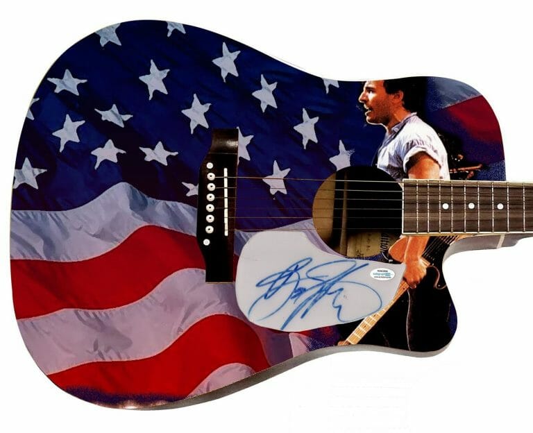 Authentic Signed Bruce Springsteen Memorabilia - Autographed Guitar | Autographia
