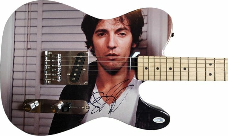 Authentic Signed Bruce Springsteen Memorabilia - Autographed Guitar | Autographia