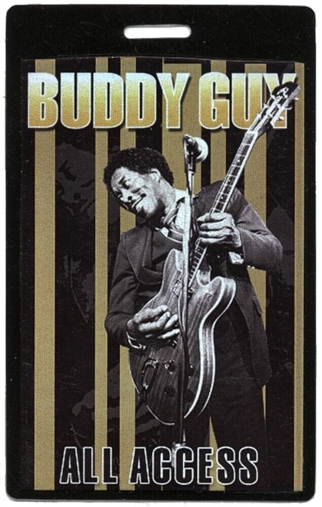 Buddy Guy 2000's concert tour All Access Laminated Backstage Pass Opens ...