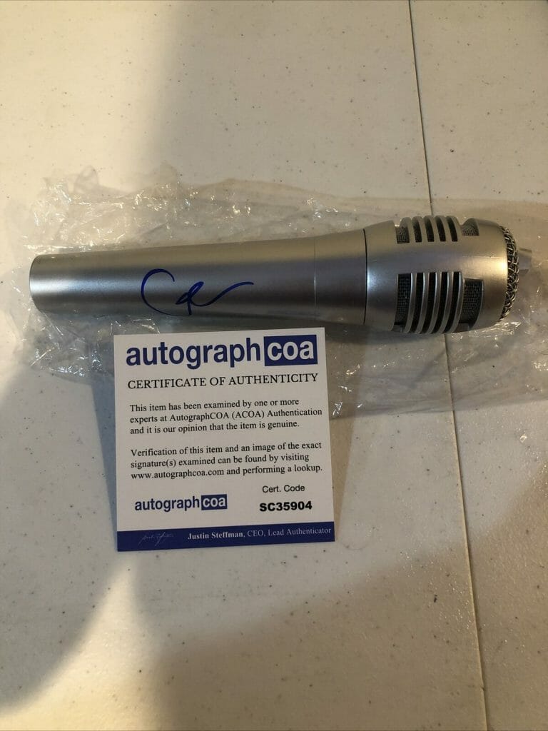 Exclusive Signed Microphones - Collection of Autographed Mics | Autographia