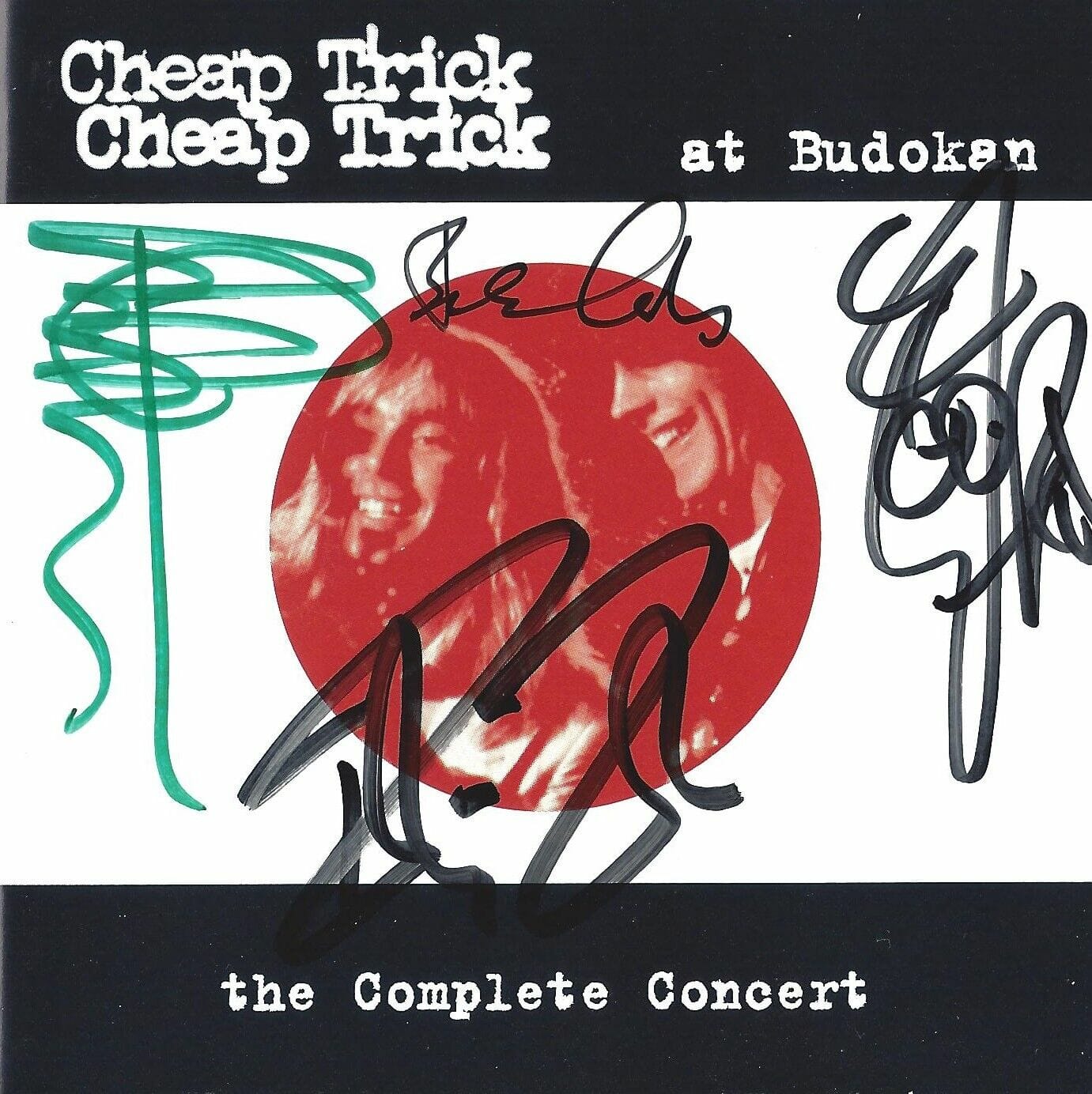 Cheap Trick signed Live at Budokan Deluxe CD by Tom, Bun, Rick, Robin ACOA Opens in a new window ...