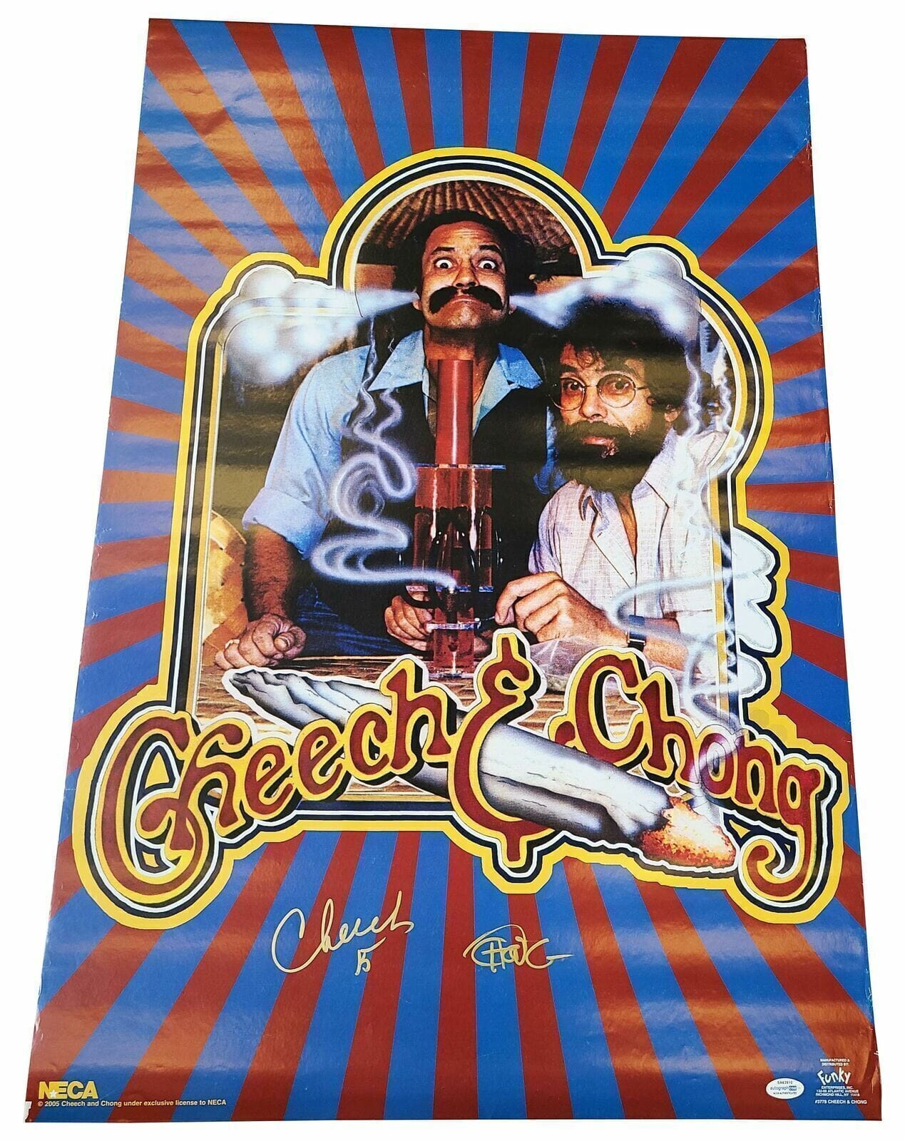 Cheech & Chong Autographed Signed 24x36 Poster ACOA Opens in a new window or tab | Autographia