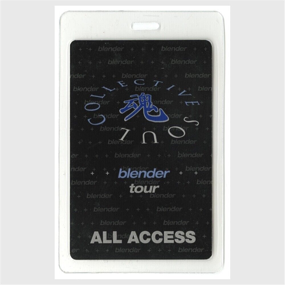 Collective Soul 2000 Blender concert tour All Access Laminated ...