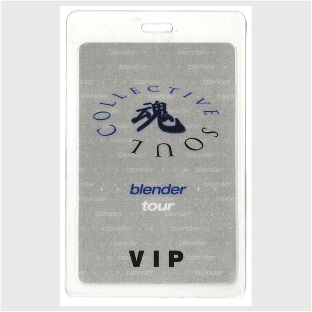 Collective Soul 2000 Blender concert tour Band VIP Laminated Backstage ...