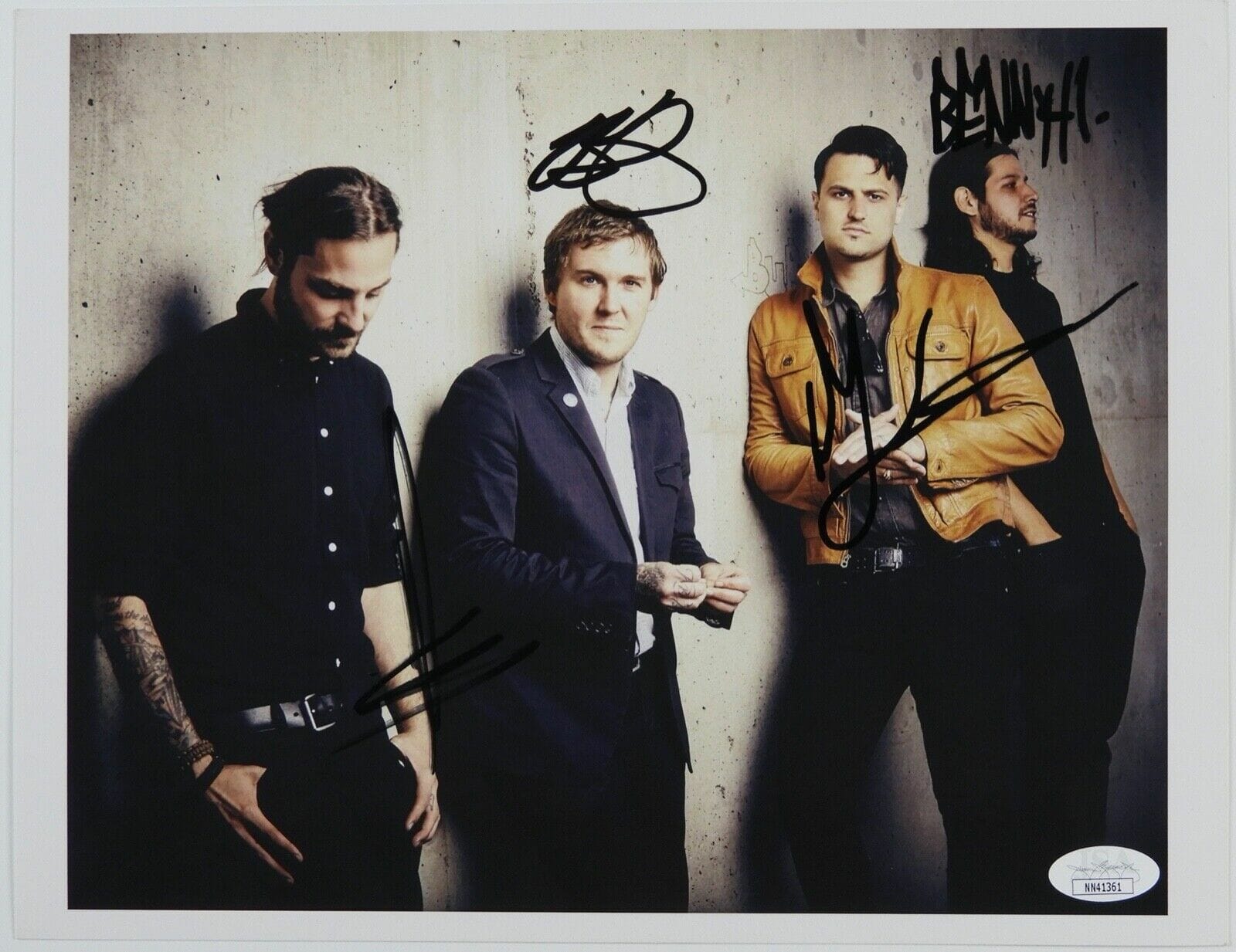 Creed Fully Signed JSA Autograph 8 x 10 photo Brian Marshall, Scott ...
