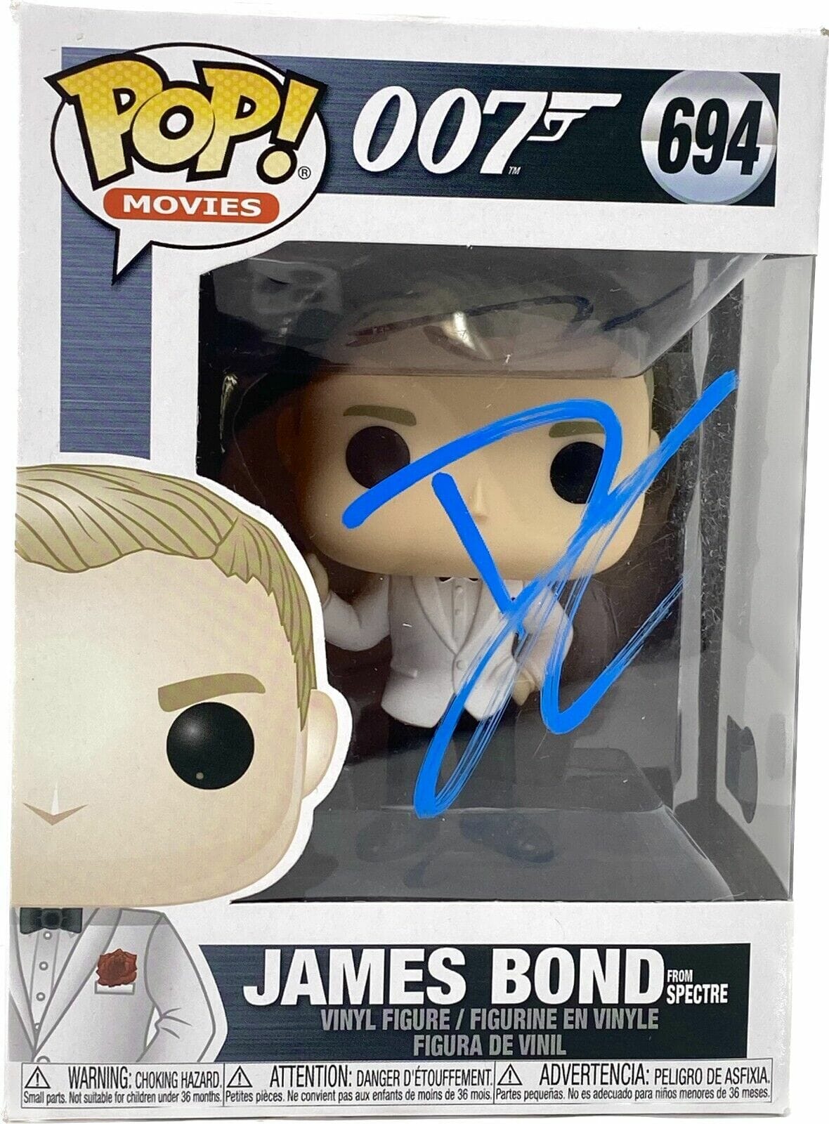 Daniel Craig Signed Funko Pop James Bond 007 Spectre 694 Autograph ...
