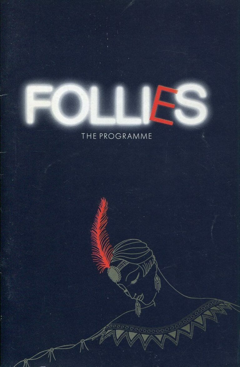 Diana Rigg Julia McKenzie Stephen Sondheim Follies British 1987 Playbill Opens in a new window ...