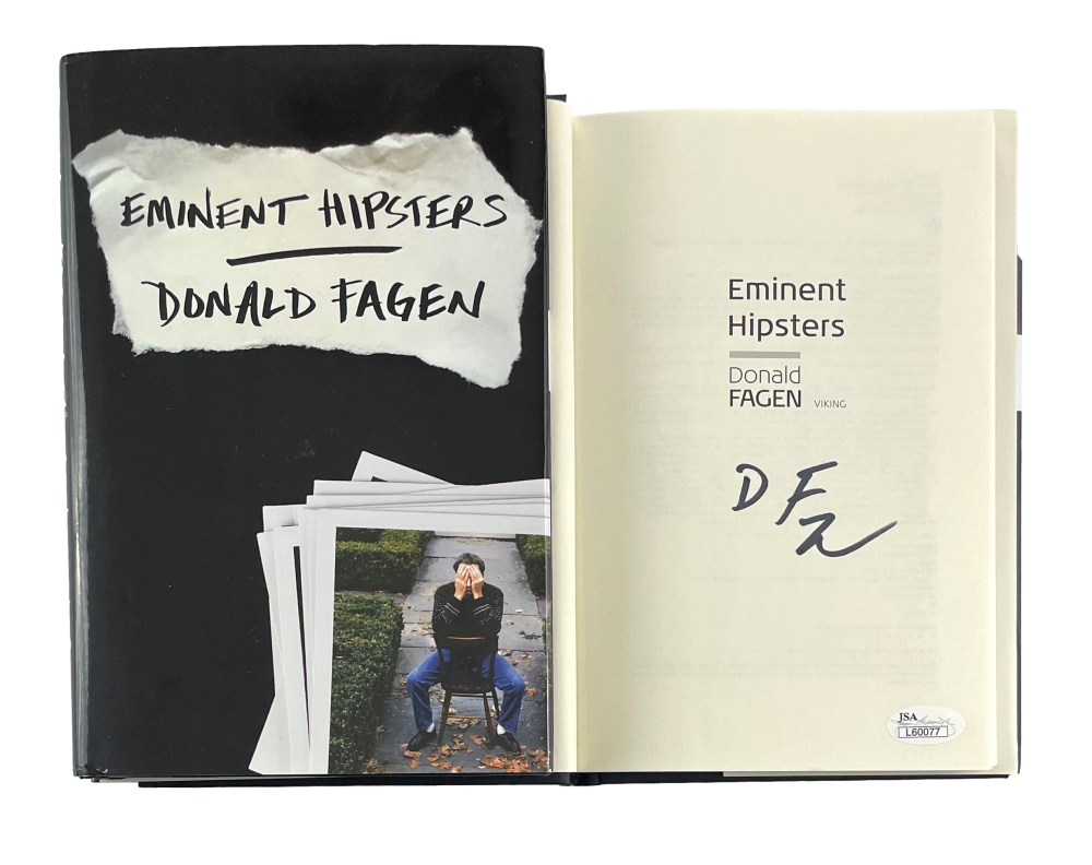 Donald Fagen Steely Dan Signed Autograph Eminent Hipsters Book w/ JSA ...