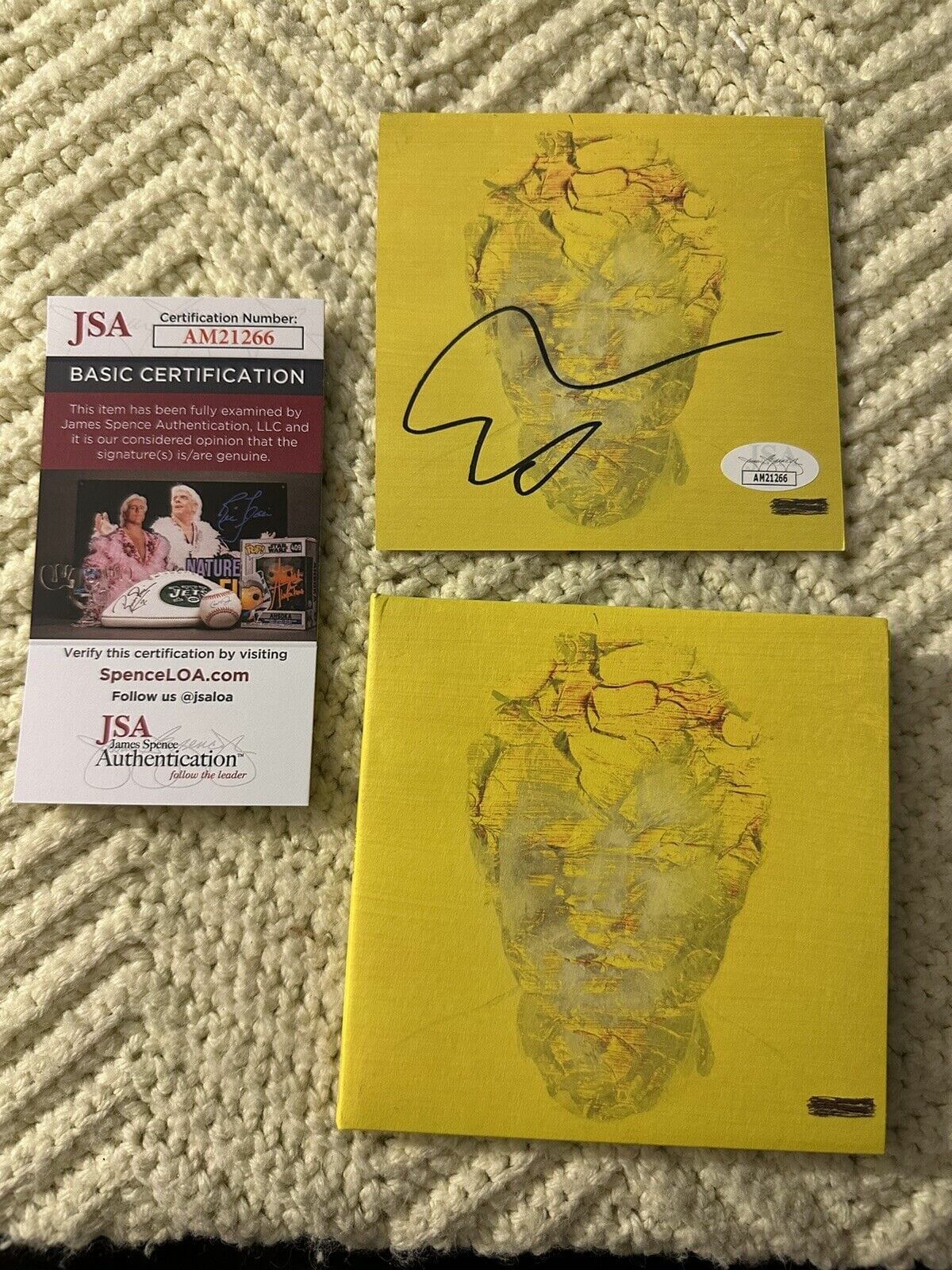 Ed Sheeran Signed Subtract CD Autographed 2023 JSA Authenticated COA ...