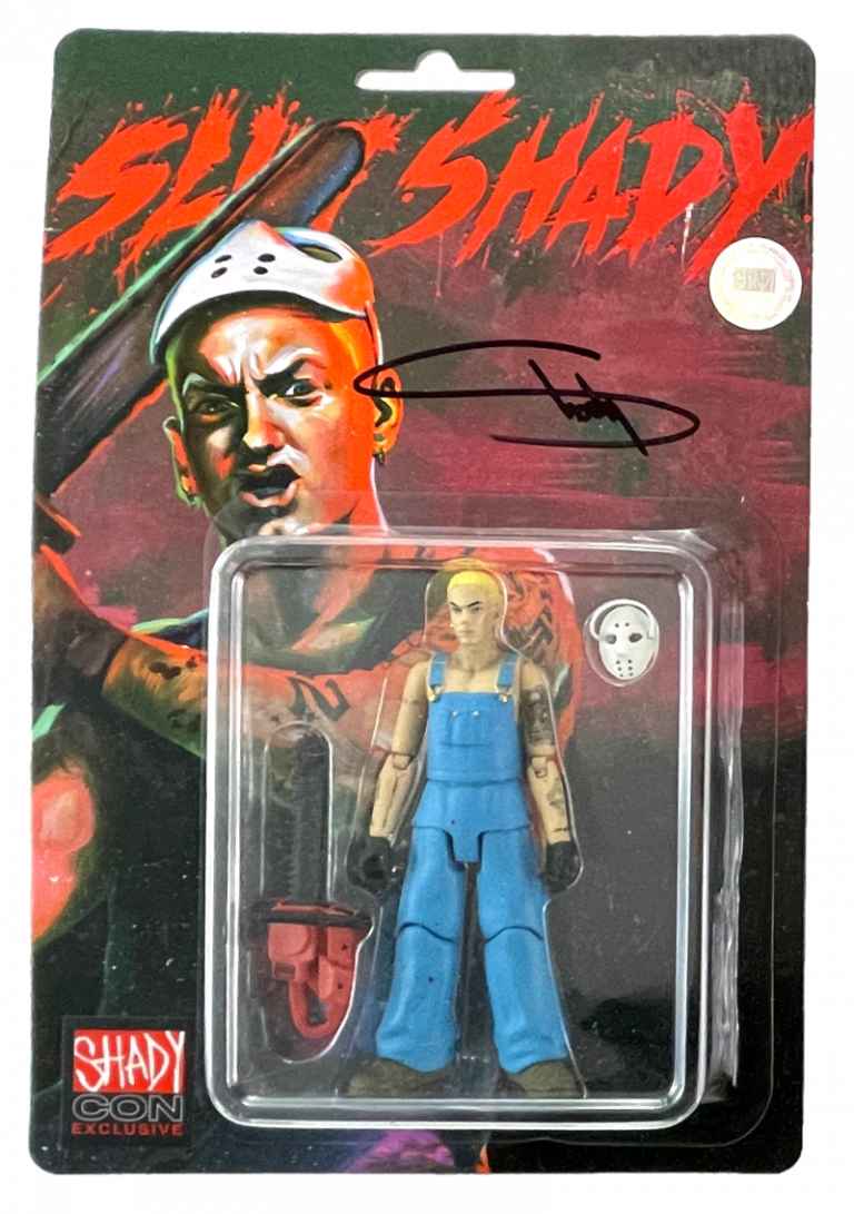 Eminem Slim Shady Signed Autograph LE Shady Con Chainsaw Action Figure ...