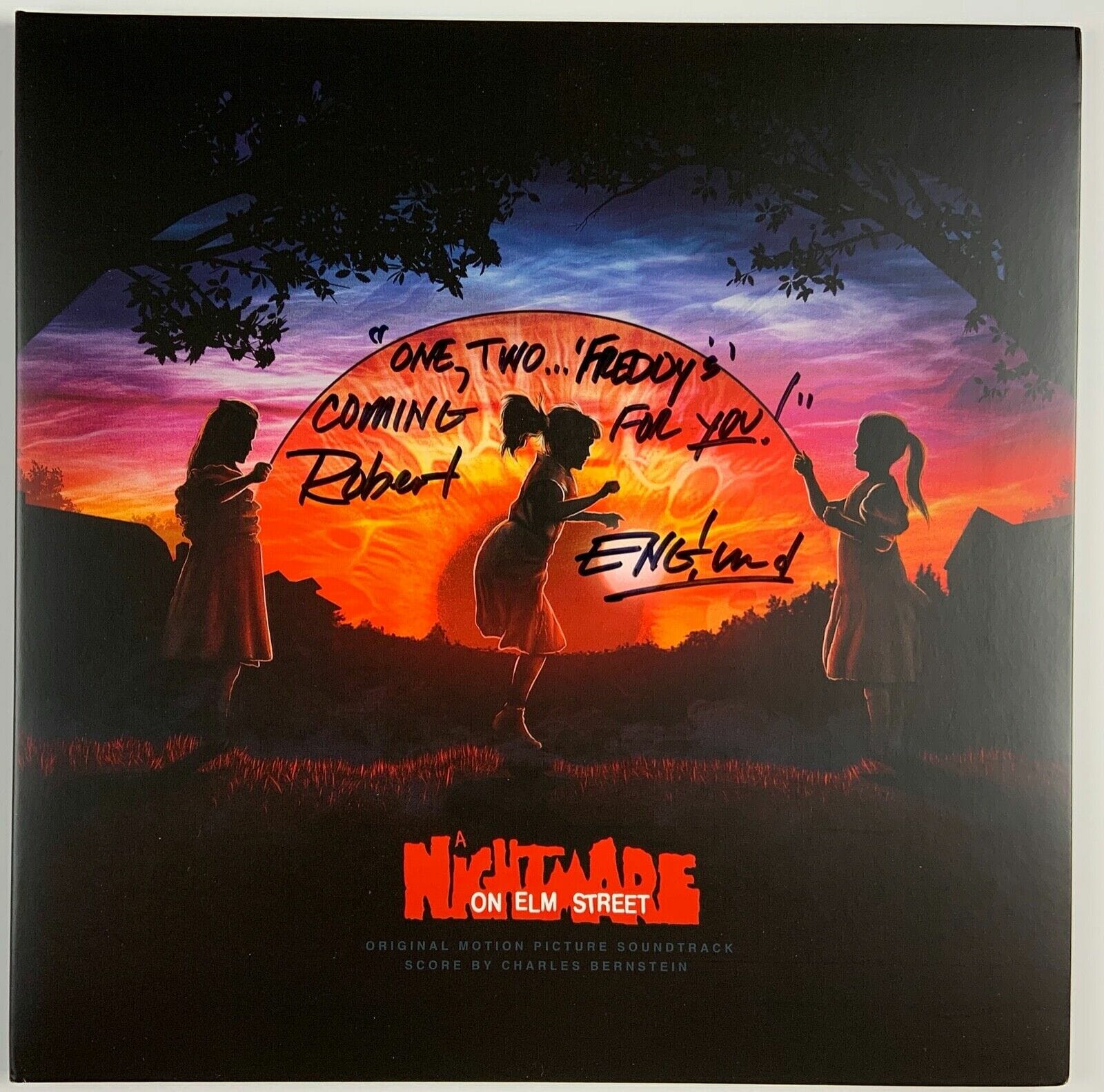Freddy Krueger Robert Englund Signed Autograph Soundtrack Album Vinyl ...