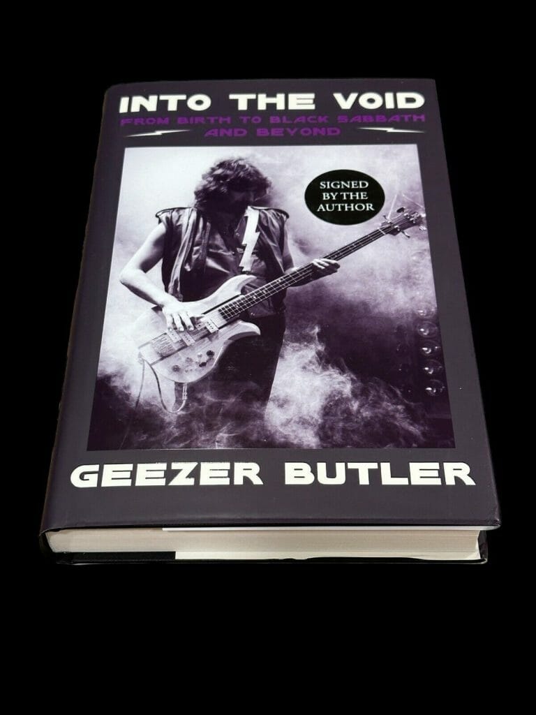 Geezer Butler Black Sabbath GZR Bassist Into The Void Signed Autograph ...
