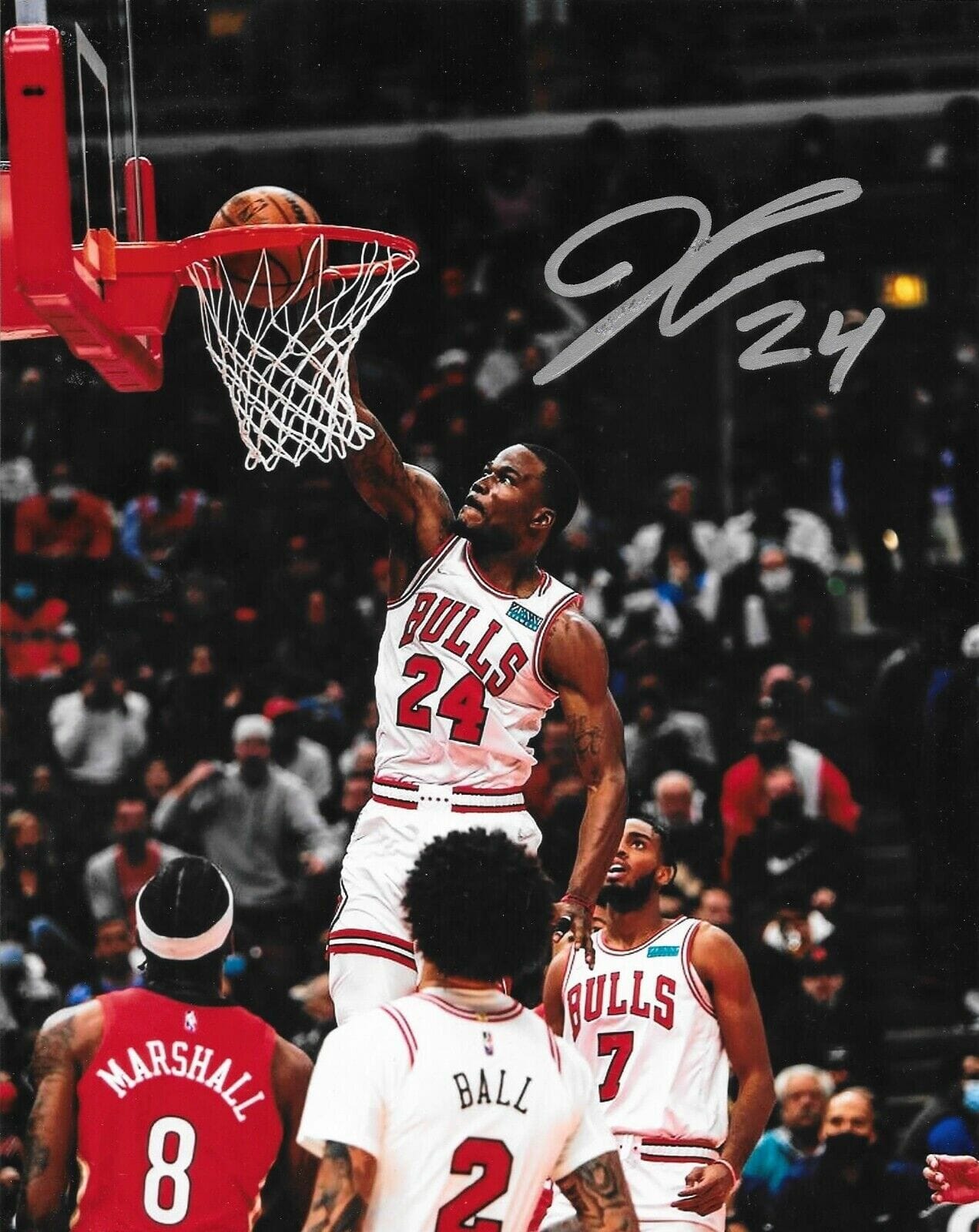 Javonte Green signed Chicago Bulls 8x10 photo autographed 4 | Autographia