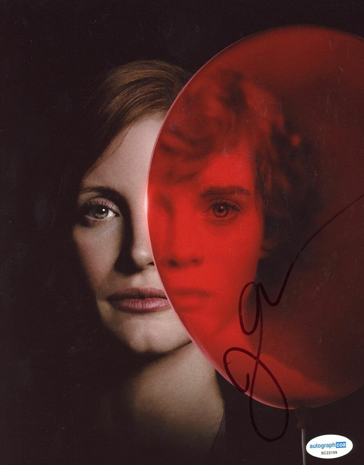 JESSICA CHASTAIN SIGNED IT CHAPTER 2 8X10 PHOTO ACOA Opens in a new ...
