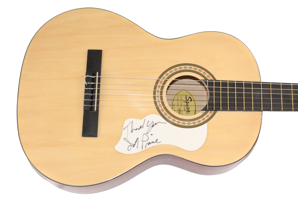 John Prine Signed Autograph Fender Acoustic Guitar - Country Music Icon ...