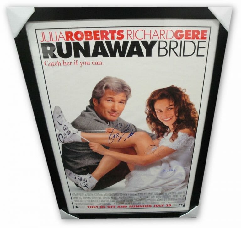 Julia Roberts Richard Gere Gary Marshall Signed Large Poster Runaway ...