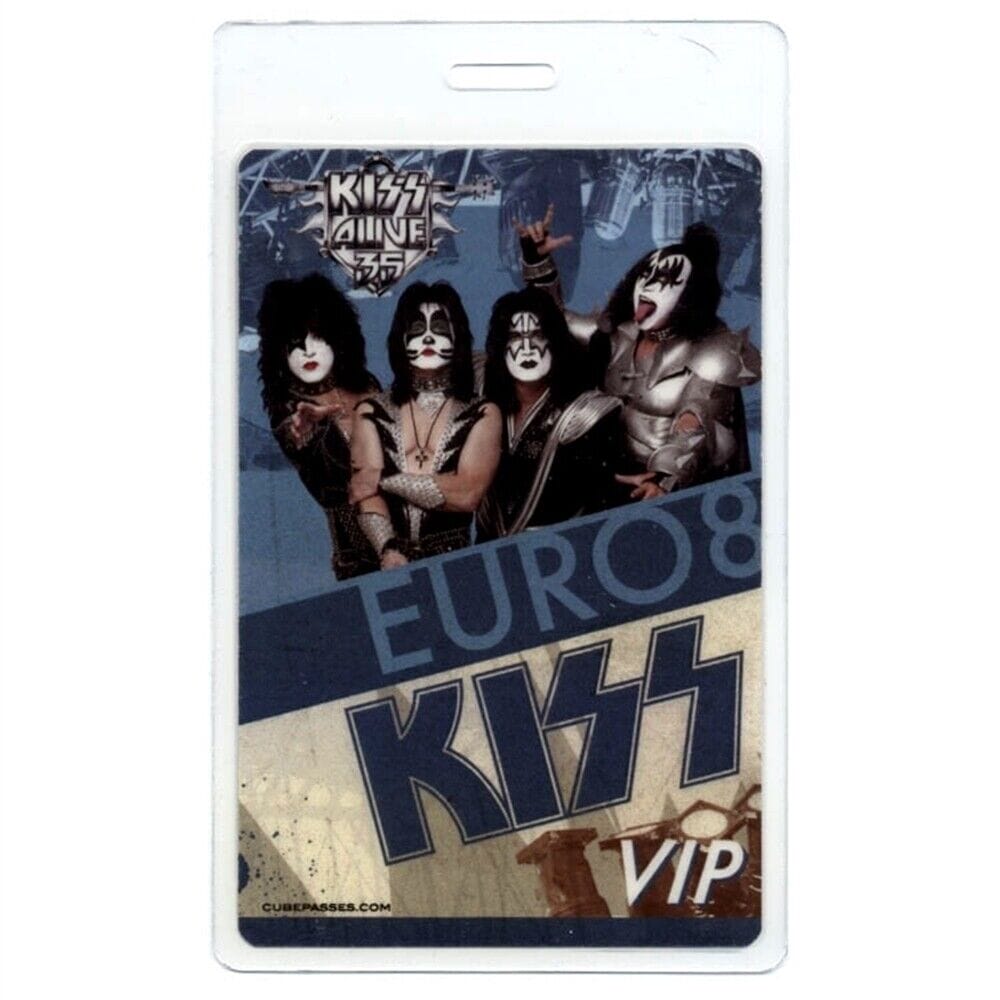 KISS 2008 Alive 35 concert tour Band VIP Laminated Backstage Pass Opens ...