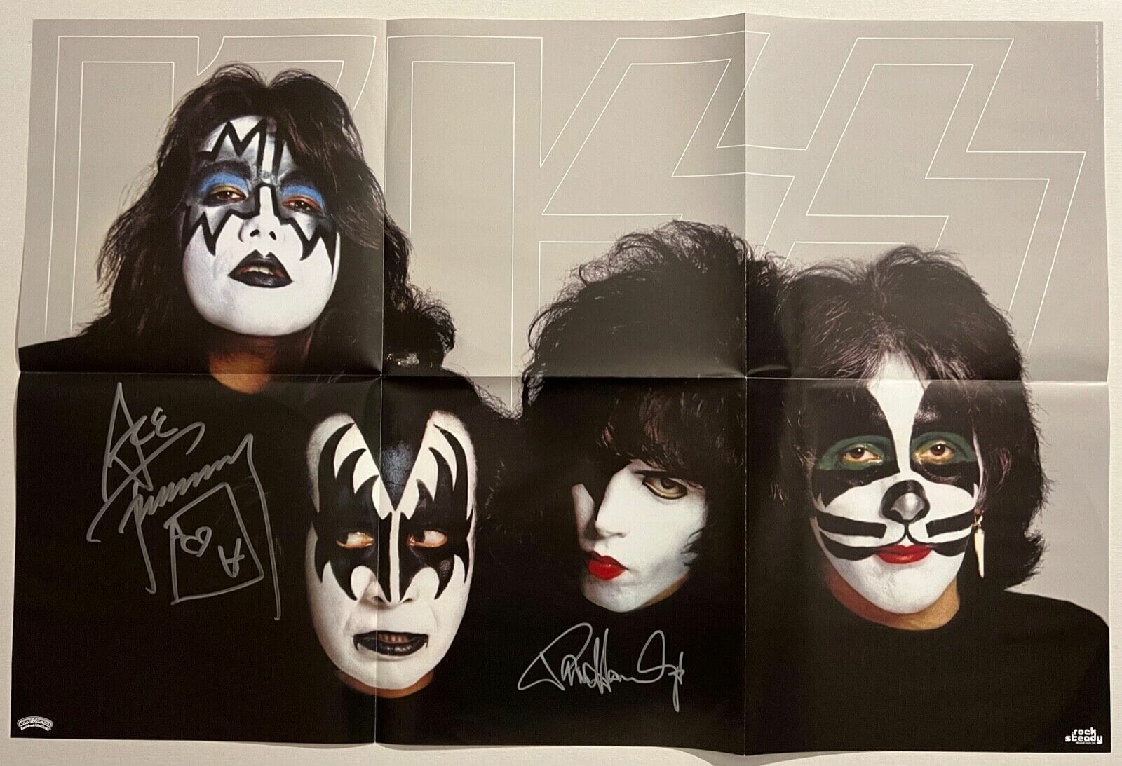 KISS Dynasty Paul Stanley Ace Frehley JSA Signed Autographed Poster | Autographia