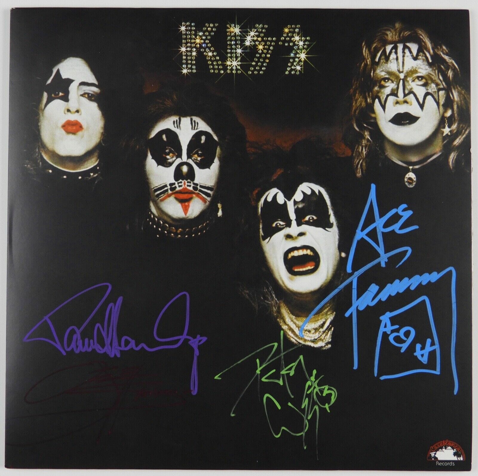 KISS JSA Signed Autograph Album ALIVE Gene Simmons Peter Criss Ace Paul | Autographia