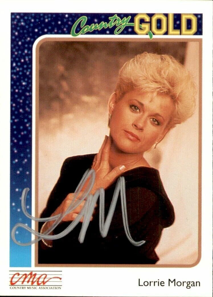Lorrie Morgan Signed 1992 Country Gold Card #48 Opens in a new window ...