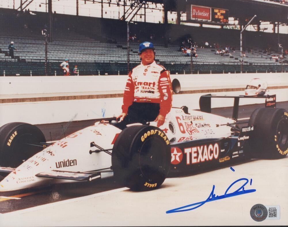 MARIO ANDRETTI RACING CHAMPION SIGNED AUTOGRAPHED 8X10 PHOTO BECKETT ...
