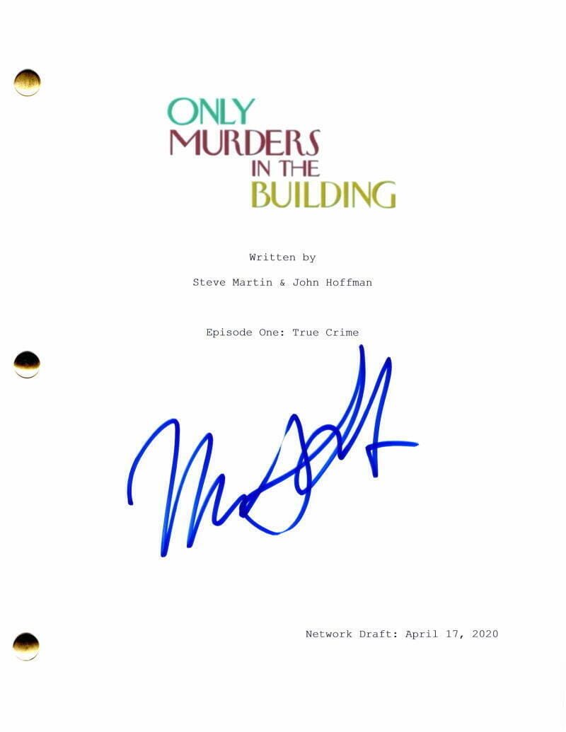 Martin Short Signed Autograph Only Murders in the Building Full Pilot ...