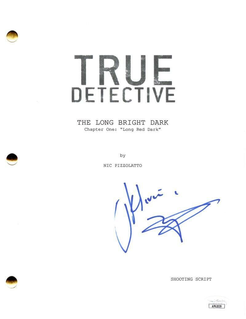 Matthew McConaughey Signed Autograph True Detective Full Pilot Script w ...